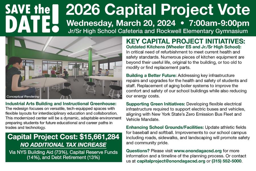 Capital Project 2026 | Onondaga Central School District